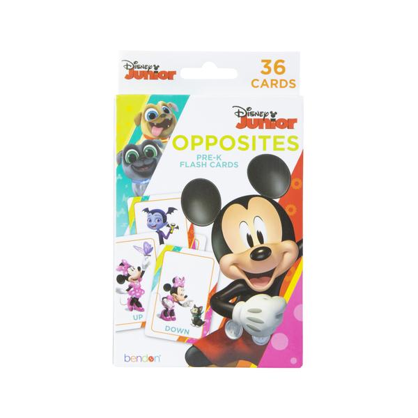 ミッキーとミニーほかディズニーキャラクターのフラッシュカードを使って、英単語を学びます。get some fave Disney friends to help your little one learn their opposites w...