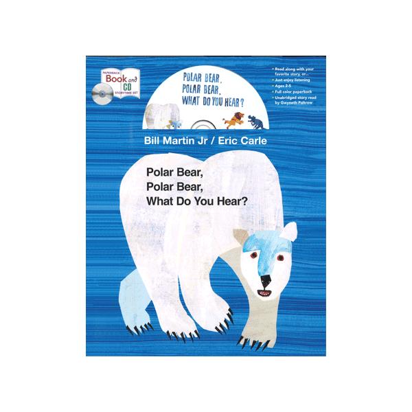 動物達が"What do you hear?"に"I Hear ~"で答えます。"Roar" "Snort" "Hiss" "Yelp"などそれぞれの動物の「鳴く」動詞が学べます。最後に動物園の飼育係が聞いたのは?ページいっぱいに力強く描か...