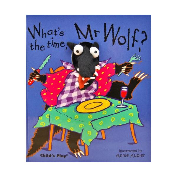 どんなに食べてもお腹がすいてしまう、大きなオオカミと小さなオオカミ。朝ごはんを食べ、昼ごはんを食べても大きなオオカミは“But I'm still very, very hungry!”時計を見ては食事のことを考えています。何を食べれば満腹...