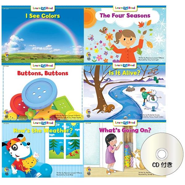 IS IT ALIVE? / FOUR SEASONS / BUTTONS BUTTONS / I SEE COLORS / HOW'S THE WEATHER? / WHAT'S GOING ON?【米Creative Teaching ...