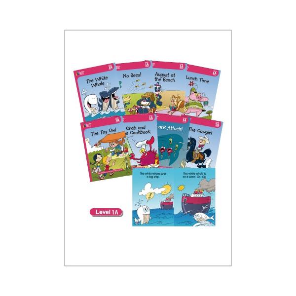 【価格およびISBN変更のお知らせ】こちらの商品は2019年10月1日よりISBNコードおよび価格が変更となりました。予めご了承ください。旧ISBN：9784896434552レベル1A　各12ページ　8冊セット　CD付き絵本サイズ: 19...