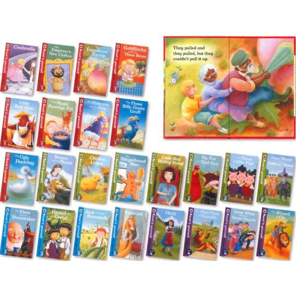 1:CINDERELLA(シンデレラ)1:EMPEROR'S NEW CLOTHES(裸の王様)1:ENORMOUS TURNIP(大きなかぶ)1:GOLDILOCKS AND THE THREE BEARS(三匹のくま)1:LITTLE ...