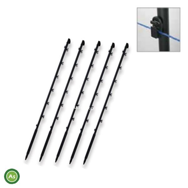 優れた弾力性と耐久性があり、さく線としても漏電しない完全樹脂性の支柱ですガイシとネット取付け用フック付き＋先端部・キャップに耐衝撃性の高いポリカーボネートを使用し、強度と使いやすさを実現しました型式：TBS-PF1693直径：16mm全長：...