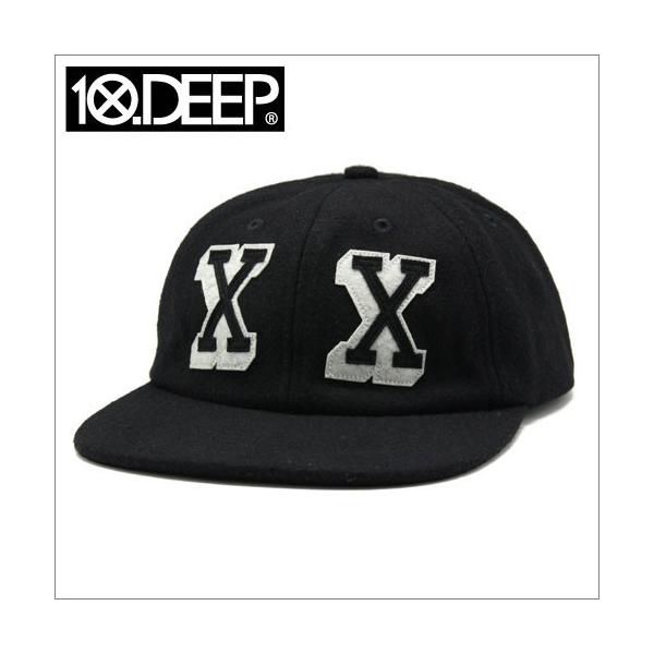 【クラシカル雰囲気ダブルXアップリケデザインスナップバック】10DEEP(10ディープ)から展開する「DOBLE X STRAPBACK 63TD6206」。ウールライクなボディマテリアルにブランドロゴの「X」アップリケをダブルデザインで配...