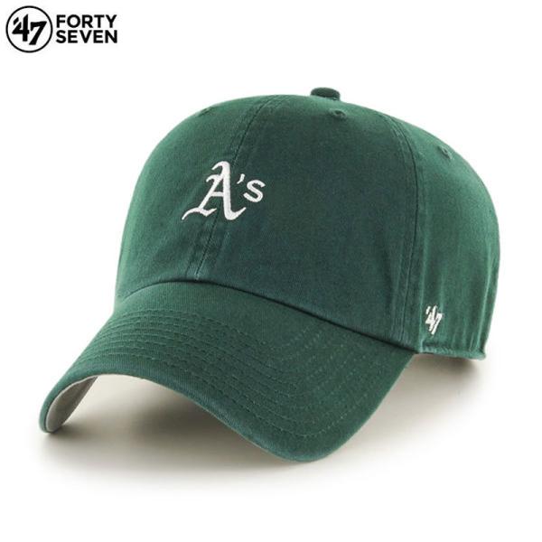 【アスレチックス キャップ '47 ベースランナー クリーンナップ ダークグリーン】   47 Brand 47ブランド から展開する「ATHLETICS BASERUNNER '47 CLEAN UP DARK GREEN BSRNR18...