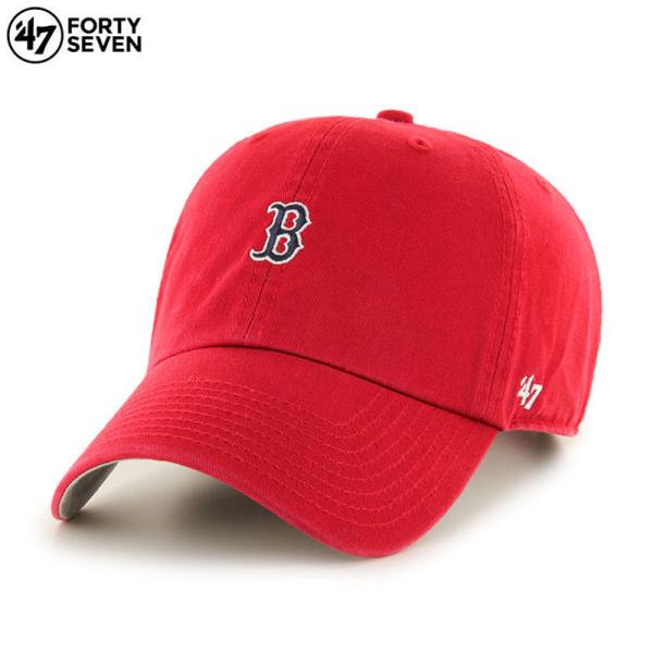 【レッドソックス キャップ '47 ベースランナー クリーンナップ レッド】   47 Brand 47ブランド から展開する「REDSOX  BASERUNNER '47 CLEAN UP RED BSRNR02GWS」。フロントパネルに...