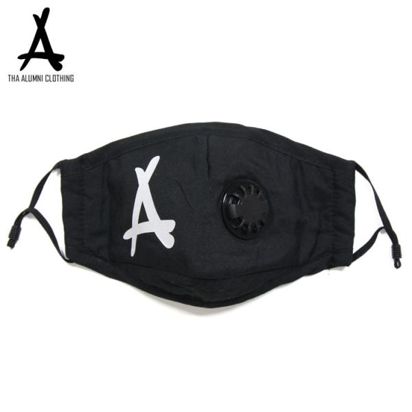 【話題沸騰！大注目キャップブランドが展開する高機能ブラックマスク】THA ALUMNI CLOTHING アルムナイクロージング から展開する「FILTER LOGO &amp;quot;A&amp;quot; MASK」。数々のアーティス...