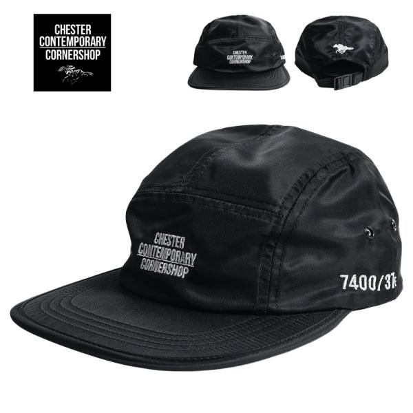 【MA-1素材とロゴ刺繍で魅せるストリートキャップ】 CHESTER CONTEMPORARY CORNERSHOP チェスターコンテンポラリーコーナーショップ から展開する「CHESTER MA-1 JOCKEY CAP」。競馬カルチャー...