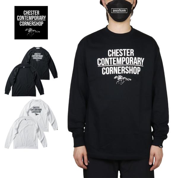【秋冬コーデに欠かせないベーシックロゴTシャツ】 CHESTER CONTEMPORARY CORNERSHOP チェスターコンテンポラリーコーナーショップ から展開する「CHESTER CC LOGO LONG SLEEVE」。競馬カルチ...