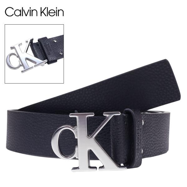 【ブランドロゴのバックルが魅力のPUレザーベルト】  CALVIN KLEIN カルバンクライン から展開する「35MM MONOGRAM PLAQUE-RECYCLED LEATHER-NUBUCK PU LINING」。ブランドロゴをそ...