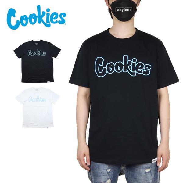 【ロゴプリントデザインが映える半袖Tシャツ】Cookies Clothing クッキーズ クロージング から展開する「ORIGINAL MINT OUTLINE SS TEE」。柔らかなコットン混ポリエステルジャージー素材を使用したクルーネ...