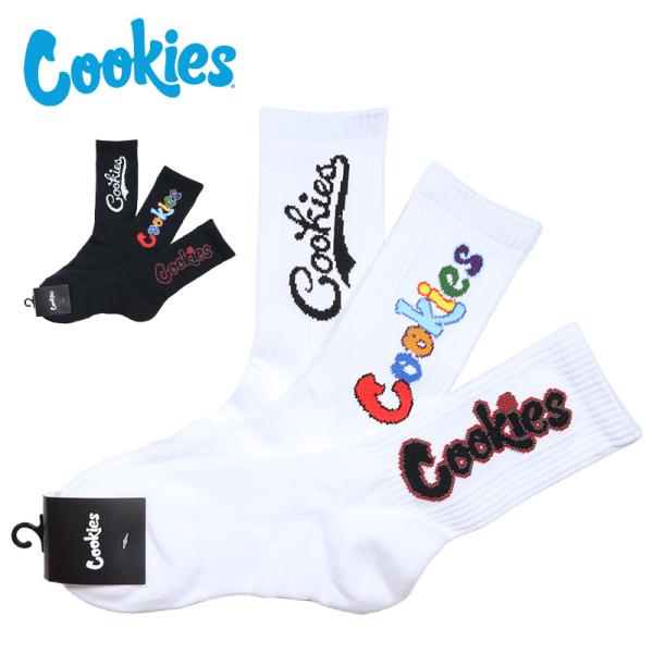【ブランドロゴのデザインが映える3枚組ソックス】Cookies Clothing クッキーズ クロージング から展開する「COOKIES 3PK SOCKS」。長めのリブに落とし込まれたブランドロゴデザインが印象的なソックスが登場。ショート...