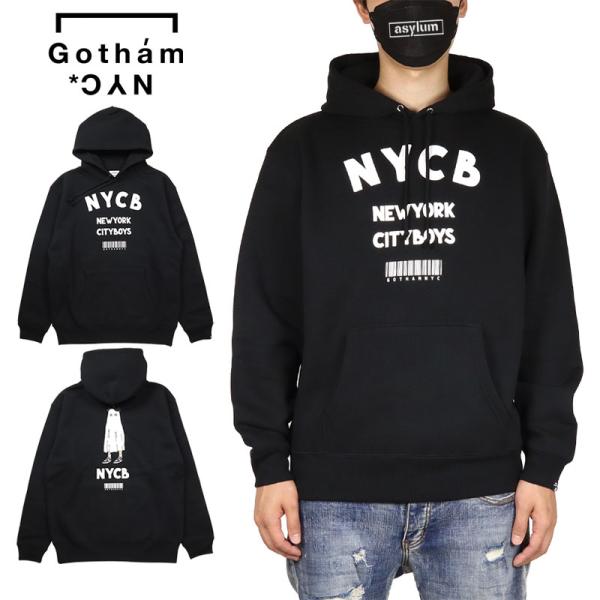 【プリントデザインがインパクト大！プルオーバーパーカー】  GOTHAM NYC ゴッサム ニューヨークから展開する「HOODIE」。フロントにはロゴデザイン、バックプリントにはポップで遊び心あるグラフィックを落とし込んだトレーナー。カンガ...