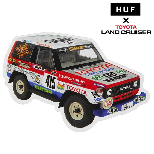 【ハフ X ランドクルーザーコラボコレクション!マグネット】HUF ハフ から展開する「HUF X LAND CRUISER SAHARA RALLY MAGNET」。北米でTOYOTA TRDとのコラボレーションをリリースしたHUFが再び...