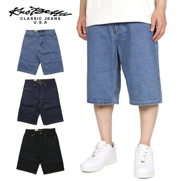 【オーソドックスなシンプルデザイン！デニムショーツ】KNO-BETTA ノーベター から展開する「998 DENIM SHORTS」。ロサンゼルスの老舗ストリートブランド「LA GATE/エルエーゲート」が手掛けるセカンドブランド「KNO-...
