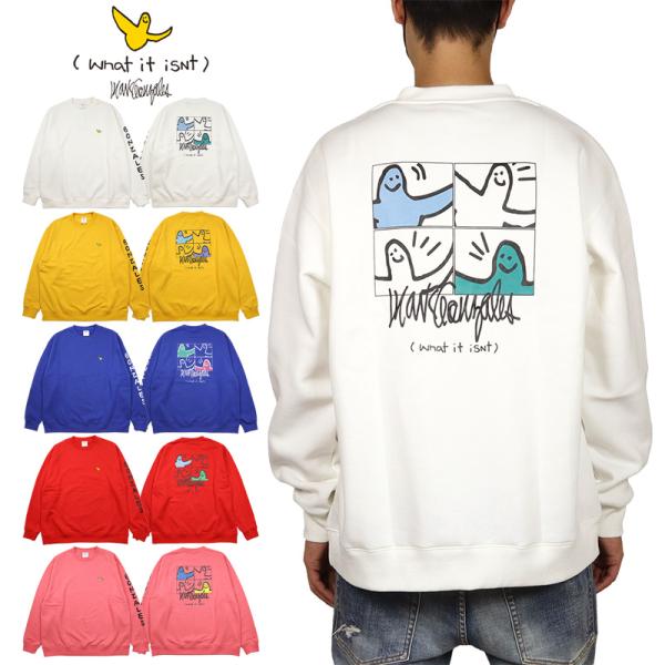 【程よい厚さでコスパ◎カラバリ豊富なクルーネックスウェット】(What it isNt) MARK GONZALES ワット イット イズント マークゴンザレス から展開する「RELAX FIT トレーナー」。有名アパレルメーカーなどでも数...