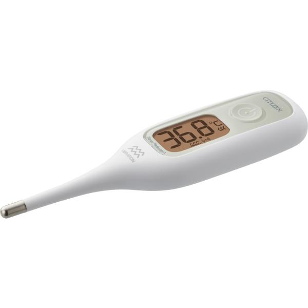 30秒予測式（予測＋実測）・収納ケース、モニター用電池（本体内蔵）●寸法　：　（幅）32mm（長さ）127mm（厚さ）15mm●質量　：　約26ｇ（電池含む）●電池　：　CR2025×1個