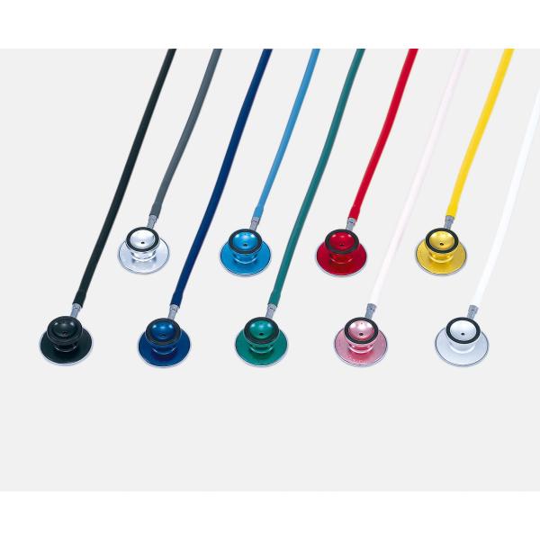 全長：約80cm 重量：約115ｇ ・ダイヤフラム面径：約Φ47mm・ベル面径：約Φ31mm・安心品質、信頼サービスの日本製・多彩なカラーバリエーション ・ 一般医療機器：クラスI ・ 製造販売届出番号：11B2X00021120011