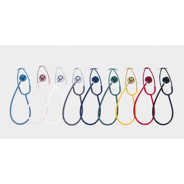 内バネ式ダブル聴診器　日本製全長：約79cm 重量：約100ｇ ・ダイヤフラム面径：約Φ47mm・ベル面径：約Φ31mm・安心品質、信頼サービスの日本製・多彩なカラーバリエーション ・ 一般医療機器：クラスI ・ 製造販売届出番号：11B2...