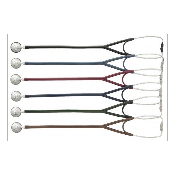 ●全長　：　約75cm●重量　：　約150ｇ●チューブカラー　：　ブラック●耳管　：　真鍮（クロームメッキ）●イヤーピース　　：　●チェストピース　：　亜鉛ダイカスト（クロームメッキ）　　　　　　　　　　　/振動板面φ4.8cm●振動板：　...