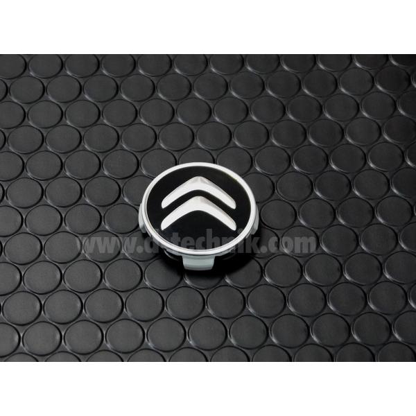 アイミーヴのヨーロッパPSAシトロエン向けOEM車「シトロエンC-ZERO」に装着されているダブルシェブロンマークのホイールセンターキャップ4個、1台分セット。*アイミーブ純正アルミホイール用です。(キャップのサイズは直径50mmです。)2...