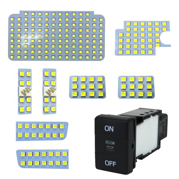 【適合車種 】ハイエース/レジアスエース200系(KDH200/TRH200系)標準/ワイドボディ 4型/5型/6型/7型(H25.12〜)　スーパーGL専用【商品説明】・ワゴン等に搭載してあるリアルームランプスイッチをS-GL車にも実現可...