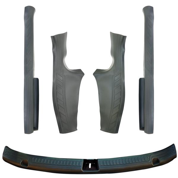 【対応車種】TESLA Model Y テスラ モデルY  (R2/03〜)【商品説明】・テスラ モデルY用 ドアスカッフプレート。・柔軟性のあるTPEゴム素材によりドアの開閉を保護し、　乗車時の摩耗を防ぎます。・シート隙間のゴミの侵入も防...