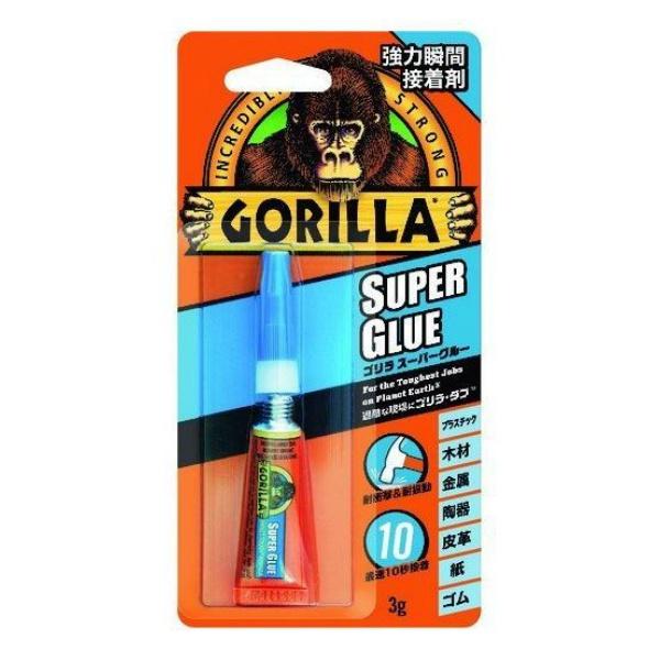 ゴリラ スーパーグルー 強力瞬間接着剤強力瞬間接着剤4972444017714広告文責：アットツリー合同会社TEL 050-3184-1221※商品パッケージは変更の場合あり。メーカー欠品または完売の際、キャンセルをお願いすることがあります...