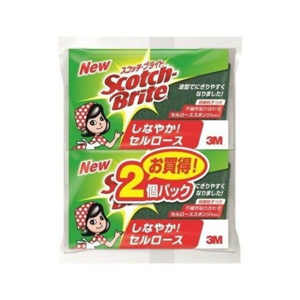 住友スリーエム スコッチブライト セルロース スポンジ たわし C-31S 2PM 2個入ガンコな汚れも素早くすっきり キッチン 台所 スポンジ 4519001920188 キッチン・お掃除用品:台所消耗品:たわし・ふきん:たわし・ふきん広...