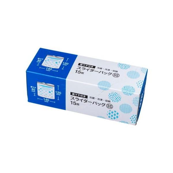 ジャパックス SLG00 底マチ付き スライダーバッグ SS 15枚4521684312600食品の冷凍・冷蔵から小物の整理にキッチン・お掃除用品:台所消耗品:ラッピングフィルム広告文責：アットツリー合同会社TEL 050-3184-122...