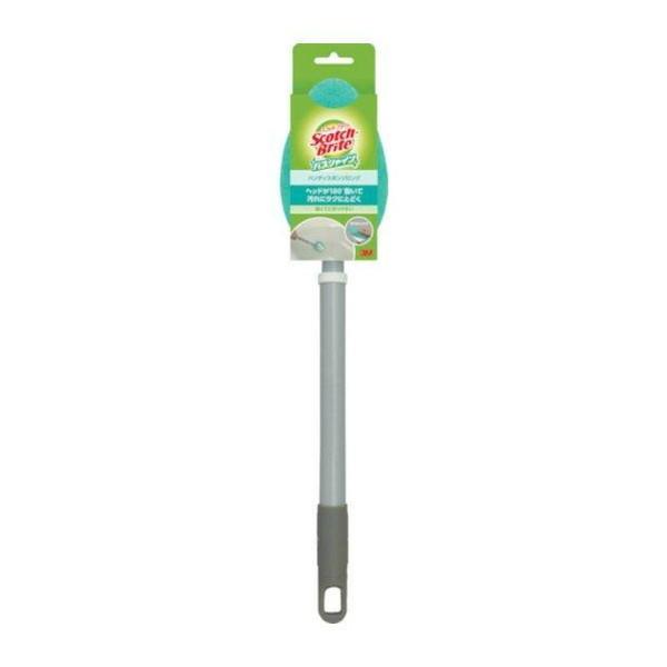 3M スコッチブライト バスシャイン お風呂掃除 ハンディ スポンジ ロング 伸縮  B-549Jヘッドが１８０度、動いて汚れにラクにとどく 浴室 掃除 スポンジ 4550309165963 キッチン・お掃除用品:バス用清掃用品広告文責：ア...