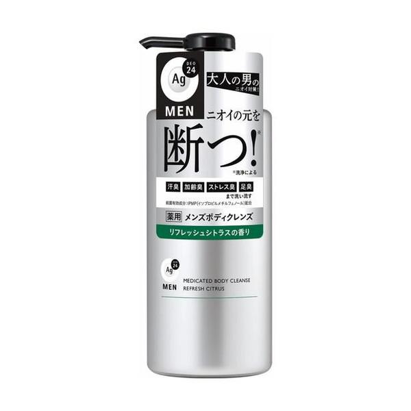 ファイントゥデイ エージーデオ24メン 薬用 メンズ ボディクレンズ 本体 490mL ボディソープ4550516495204大人の男のニオイ対策！ニオイの元を断つ！ 顔も洗える男性用化粧品・日用品:ボディソープ・シート広告文責：アットツリ...