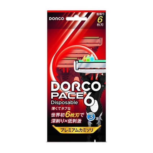 商品名：ドルコ PACE6 ディスポ(6枚刃使い捨てカミソリ) 3個入JANコード：4562351980128発売元、製造元、輸入元又は販売元：ドルコ原産国：韓国、中国区分：化粧品商品番号：101-61146広告文責：アットツリー合同会社T...