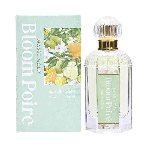 コスメステーション MASSEMOLLY マッセモリー ブルームポワール 50mL フレグランス4582400839603ユニセックスで使えるさわやかでみずみずしい洋ナシ香り♪化粧品・化粧小物:メイク雑貨・美容小物:トラベル・その他:その他...