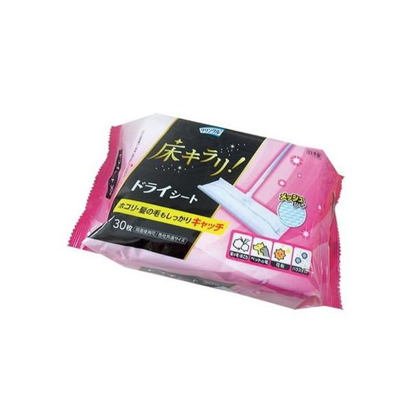 Life-do.Plus ライフ堂 クリンクル 床キラリ フローリングシート フローラル ドライシート 30枚入4589506154104ホコリ・髪の毛もしっかりキャッチ フロアワイパー取替シート紙製品:ティッシュペーパー広告文責：アットツ...