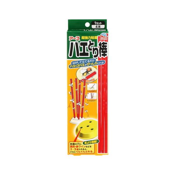 アース製薬 ハエとり棒 4本入4901080257215虫よけ・殺虫・園芸品:ハエ・蚊:捕獲器広告文責：アットツリー合同会社TEL 050-3184-1221※商品パッケージは変更の場合あり。メーカー欠品または完売の際、キャンセルをお願いす...