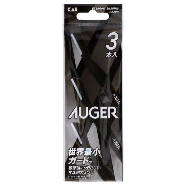 貝印 AUGER GA0115 アイブロー シェイピングレザー 3本入敏感肌にもやさしいマユ用カミソリ 4901331006944 男性用化粧品・日用品:男性用カミソリ:使い捨て広告文責：アットツリー合同会社TEL 050-3184-122...