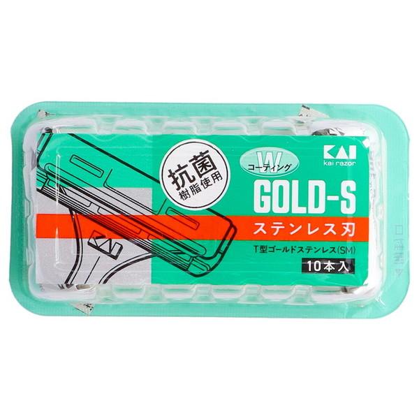 商品名：T型ゴールドステンレスSM 10本入JANコード：4901331007095発売元、製造元、輸入元又は販売元：貝印原産国：日本区分：化粧品商品番号：101-61299広告文責：アットツリー合同会社TEL 050-3184-1221 ...