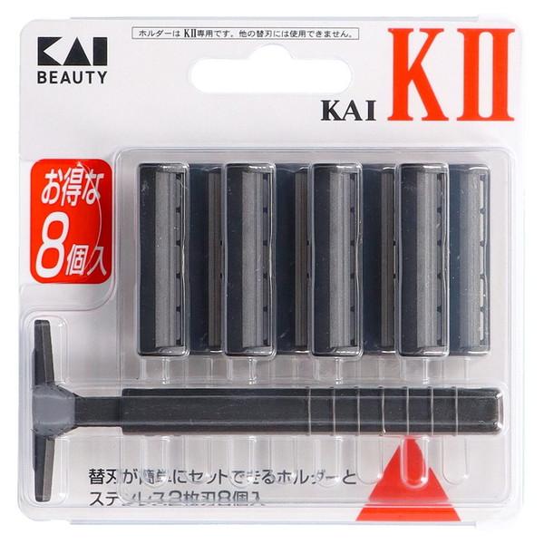 商品名：ひげそり用カミソリ KAI-KII 替刃8個付JANコード：4901331010699発売元、製造元、輸入元又は販売元：貝印区分：化粧品商品番号：101-60953広告文責：アットツリー合同会社TEL 050-3184-1221 ※...