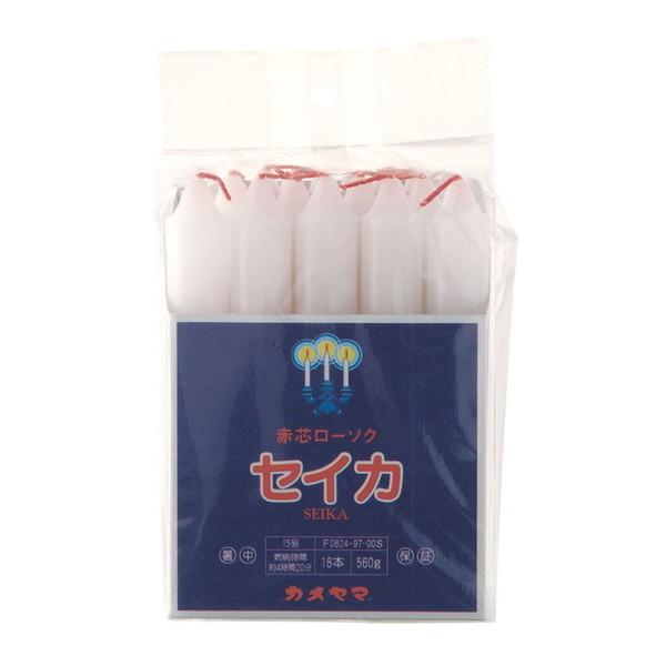 商品名：カメヤマ セイカ 赤芯ローソク 15号 18本JANコード：4901435082493発売元、製造元、輸入元又は販売元：カメヤマ原産国：ベトナム商品番号：101-70670広告文責：アットツリー合同会社TEL 050-3184-12...