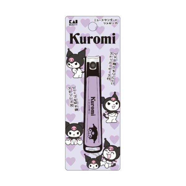 貝印 KK2604 Kuromi クロミ ニュースタンダード ツメキリ M 爪切り4901601078954大人気のクロミのデザインが施されたシャープな切れ味のステンレスカーブ刃のツメキリ化粧品・化粧小物:メイク雑貨・美容小物:ボディケア雑...
