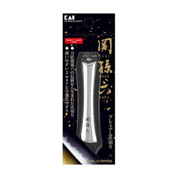貝印 関孫六 プレミアム 爪切り TYPE102 HC-3502 ツメキリ4901601286243ツメキリ　爪切 刃匠関孫六の伝統から生まれた爪切り 2WayのU字溝ヤスリ付き化粧品・化粧小物:ボディケア雑貨:ネイルケア広告文責：アットツ...
