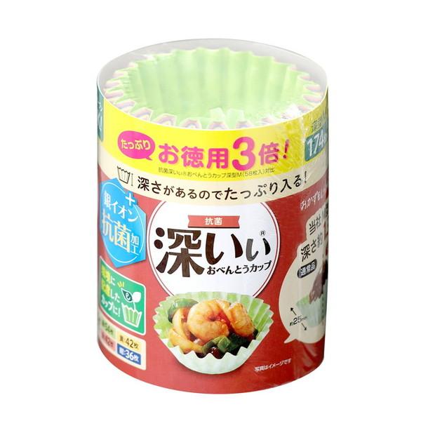 東洋アルミ お徳用3倍 抗菌 深いぃ おべんとうカップ 深型 M 4色 174枚入深くて使いやすい 耐熱 耐冷 おかずカップ お弁当 4901987218739 キッチン・お掃除用品:お弁当・テーブル用品:お弁当用品:ホイルケース・カップ広...