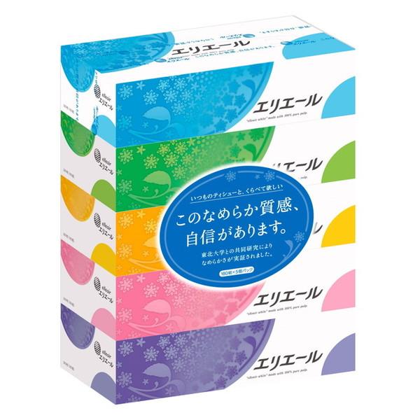 商品名：エリエール ティシュー 360枚(180組)×5個JANコード：4902011713619発売元、製造元、輸入元又は販売元：大王製紙原産国：日本商品番号：101-30560広告文責：アットツリー合同会社TEL 050-3184-12...