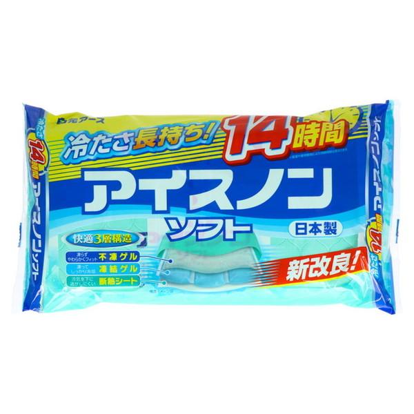 白元アース アイスノン ソフト 保冷枕ソフトな感触を保ちながら冷たさ長続き！ 保冷枕 暑さ対策 4902407020345 衛生用品:冷却用品（熱中症対策）不凍＆凍結ゲル、断熱シートの快適３層構造。ソフトな感触を保ちながら、長時間冷たさが続...