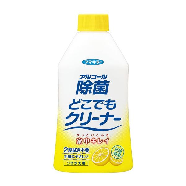 商品名：フマキラー アルコール除菌 どこでもクリーナー つけかえ用 (油汚れも除去) 300mlJANコード：4902424433883発売元、製造元、輸入元又は販売元：フマキラー原産国：日本商品番号：101-90009広告文責：アットツリ...
