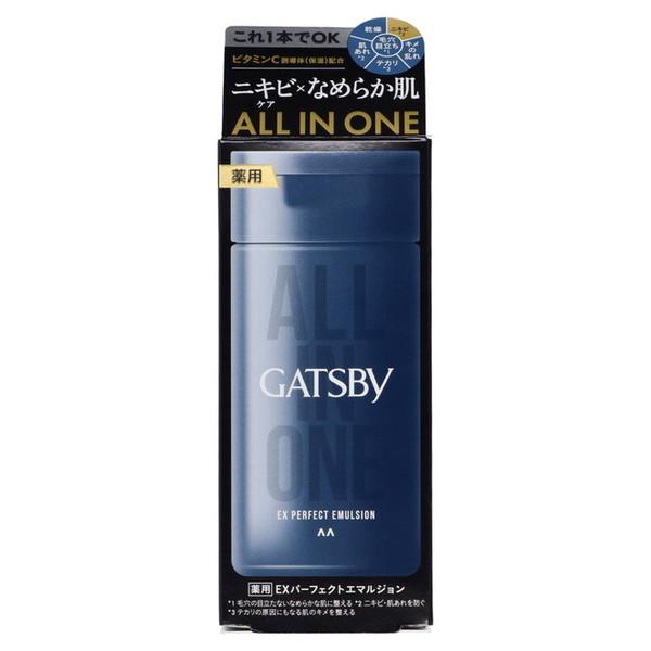 マンダム ギャツビー 薬用 EXパーフェクトエマルジョン 150ml オールインワン ニキビ 医薬部外品ニキビ予防しながらなめらか肌へ導くオールインワン 男性用スキンケア 4902806122121 男性用化粧品・日用品:化粧水・ローション...