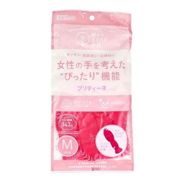 ダンロップ 樹から生まれた手袋 プリティーネ M レッド 1双 ゴム手袋4904510997231デザイン性を重視したプリティーなフォルムとカラーが、毎日の暮らしに彩をそえます。キッチン・お掃除用品:炊事手袋・使い捨て手袋:炊事手袋広告文責...