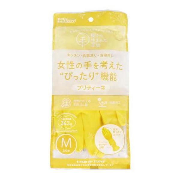 ダンロップ 樹から生まれた手袋 プリティーネ M イエロー 1双 ゴム手袋4904510997309デザイン性を重視したプリティーなフォルムとカラーが、毎日の暮らしに彩をそえます。キッチン・お掃除用品:炊事手袋・使い捨て手袋:炊事手袋広告文...