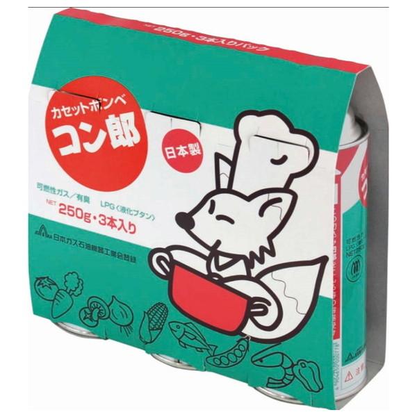 商品名：カセットボンベ コン郎 250g×3本入JANコード：4904650000785発売元、製造元、輸入元又は販売元：東海原産国：韓国商品番号：101-71683広告文責：アットツリー合同会社TEL 050-3184-1221 ※商品パ...